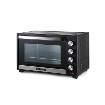 Geepas 48L Mini Oven and Grill, 2000W Electric Oven with Rotisserie ...