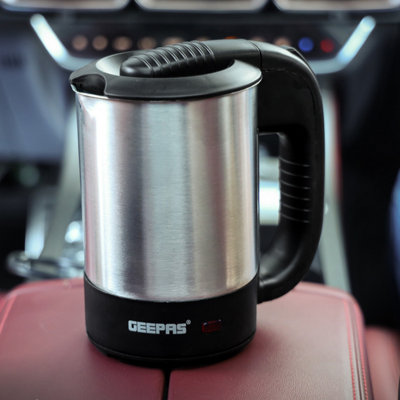Geepas 500ml Travel Kettle Compact Electric Car Kettle for Camping 24V