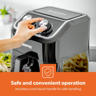 Geepas 5L Digital Air Fryer with Vortex Rapid Air Circulation ...