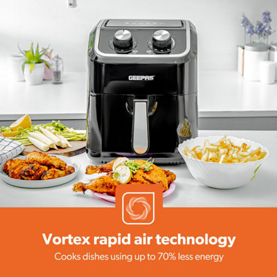 Geepas 5L Digital Air Fryer with Vortex Rapid Air Circulation ...