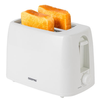 Geepas 650W 2 Slice Bread Toaster with 6 Level Browning Control ...