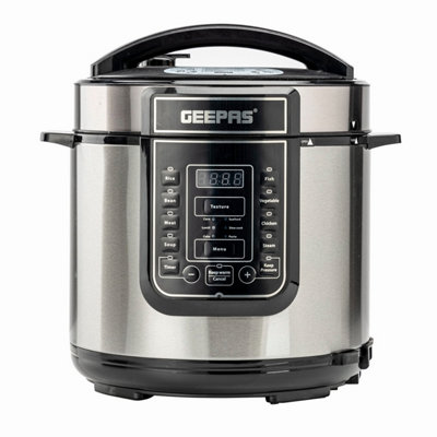 Geepas 700W Multi Cooker Electric Pressure Cooker, 3L | DIY at B&Q