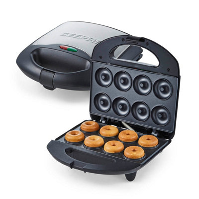 Geepas 8 Hole Doughnut Maker Machine, Donut Maker Non-Stick Doughnut ...