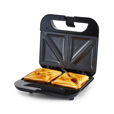 Geepas 800W Black Sandwich Toastie Maker Non Stick Plates Toaster | DIY ...