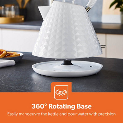 Geepas Argyle 3000W Cordless Electric Pyramid Kettle