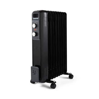 Geepas Electric Oil Filled Radiator Heater 2000W Black