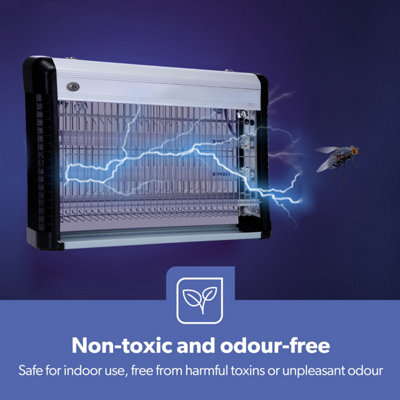 Geepas Fly Bug Insect Killer Powerful Fly Zapper 20W UV Light