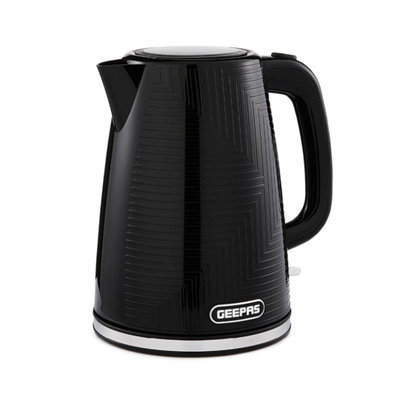 Geepas Opus 1.7L Cordless Electric Kettle 3000W, Black