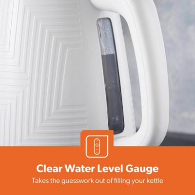 Geepas Opus 1.7L Cordless Electric Kettle 3000W, White