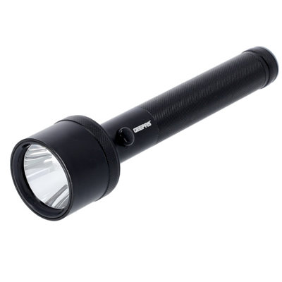 Geepas Rechargeable LED Flashlight Torch LED Flashlight Long Distance ...
