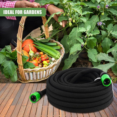 GEEZY 15m Soaker Hose Leaky Porous Pipe for Watering Garden & Drip ...