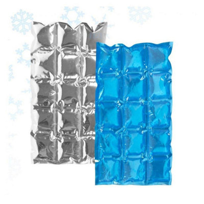 GEEZY 2 Reusable Flexible Ice Pack Fridge Freezer Summer Cool Lunch Box ...