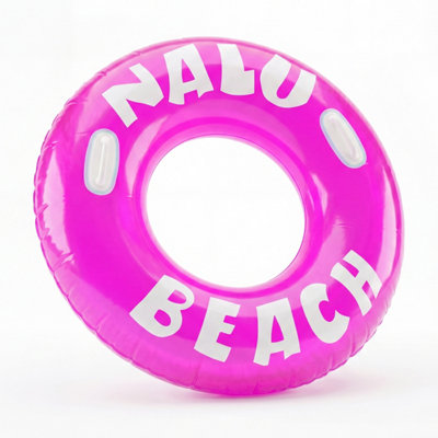 GEEZY 47" Pink Inflatable Turbo Tyre Swim Swimming Ring Rubber Tube ...