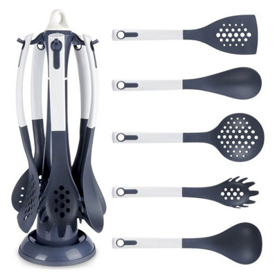 Buy GEEZY 6Pcs Kitchen Utensils Cooking Tools Set Cookware Rotating ...