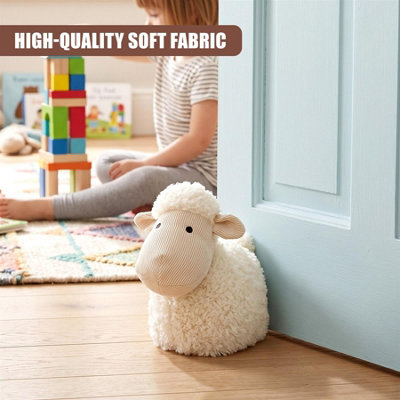 GEEZY Animal Door Stop Sand Filled Soft Decorative Novelty Door Stopper ...