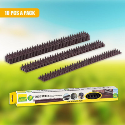 GEEZY Bird Fence Wall Spikes Cat Pigeon Deterrent Anti Climb Security ...