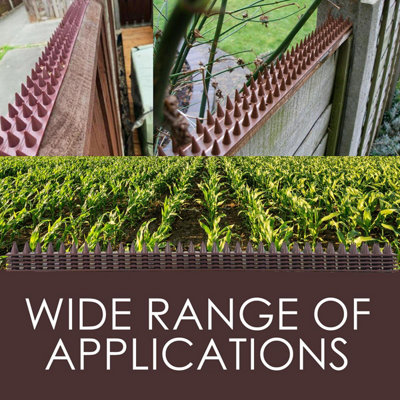 GEEZY Bird Fence Wall Spikes Cat Pigeon Deterrent Anti Climb Security ...