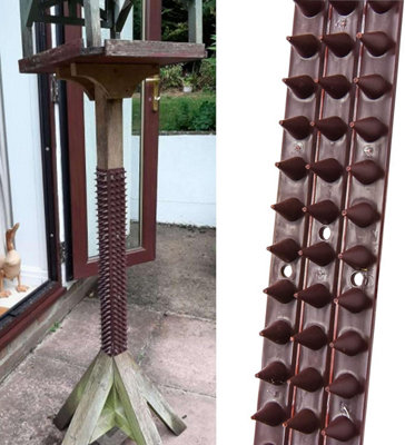 GEEZY Bird Fence Wall Spikes Cat Pigeon Deterrent Anti Climb Security ...