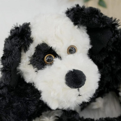 GEEZY Draught Excluder Draft Door Stopper Black Dog Design Novelty ...