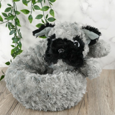 GEEZY Draught Excluder Draft Door Stopper Novelty Fabric Fleece Grey ...