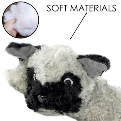 GEEZY Draught Excluder Draft Door Stopper Novelty Fabric Fleece Grey ...