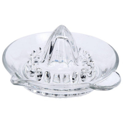 GEEZY GLASS CITRUS JUICER MANUAL HAND PRESS SQUEEZER FOR LEMON LIME ...
