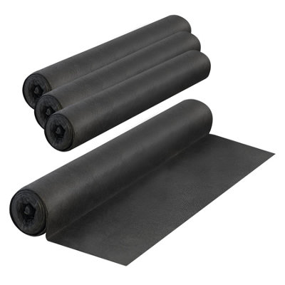 GEEZY Non-Woven Weed Control Fabric 1.5x8m Garden Ground Landscape ...