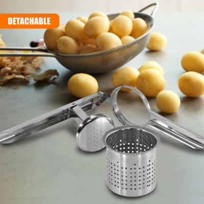 GEEZY Potato Ricer, Stainless Steel Potato Masher, Ricer Press for ...