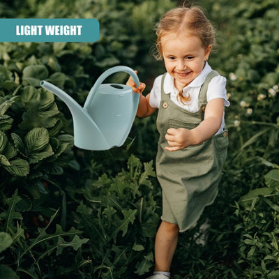 GEEZY Small Watering Can with Long Sprout Plastic Indoor Outdoor 1.7L ...