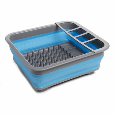 GEEZY Ultra Clean Folding Collapsible Silicone Drying Rack Camping ...