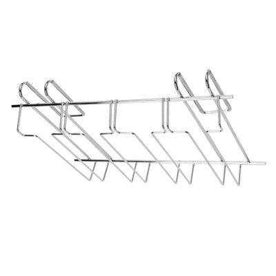 GEEZY Wine Glass Rack Holder Storage for Under Shelf Stemware Hanger ...
