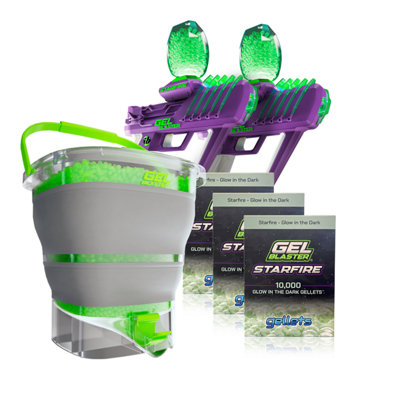 Gelblaster Starfire Surge 2pk + Depot + 3pk Starfire Gellets | DIY at B&Q