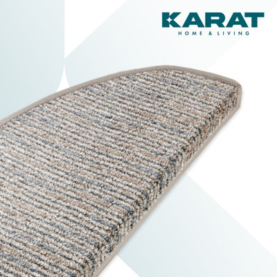 Geneva Self Adhesive Edged Hard Wearing Carpet Stair Tread Mat for ...