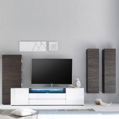 Buy Genie TV Stand With Storage for Living Room and Bedroom, 2030 Wide ...