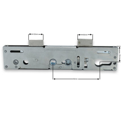 Genuine Lockmaster Single Spindle Gearbox 35mm Backset uPVC Door Lock ...
