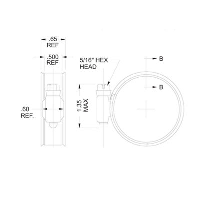 Genuine Murray Dual Bead Super Sealing Clamp Stainless 19mm - 38mm DB ...