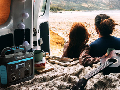 GenZero Portable Power Station, 500Wh Up to 800W AC/DC Output ...