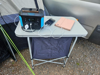 GenZero Portable Power Station, 500Wh Up to 800W AC/DC Output ...