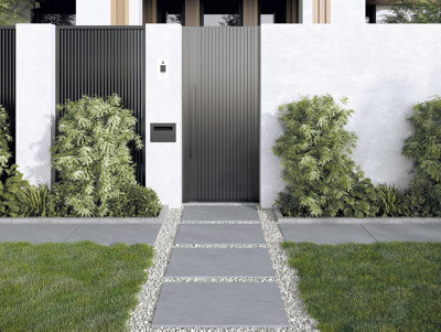 Geo Grey 600mmx900mm 20mm porcelain paver. Pack of 40 with coverage of ...
