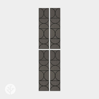 Geo-Lite Circle Geometric Wall Panels - Stylish Wood Veneer for Modern ...