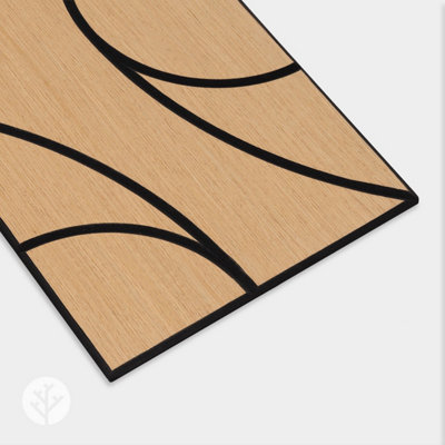 Geo-Lite Whirl Geometric Wall Panels - Stylish and Versatile Decorative ...