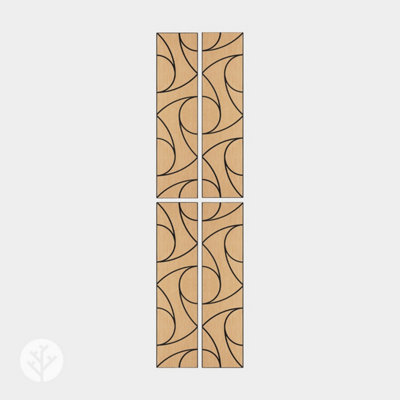 Geo-Lite Whirl Geometric Wall Panels - Stylish and Versatile Decorative ...