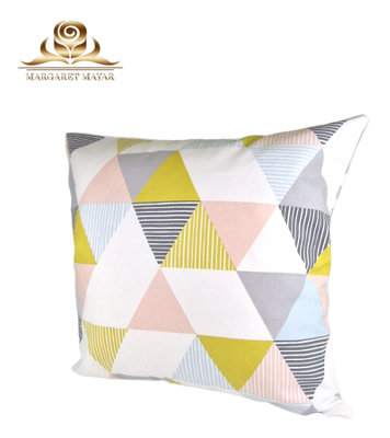 GEO SCANDI, PRINTED CUSHION COVER, 45X45CM, 100% COTTON | DIY at B&Q