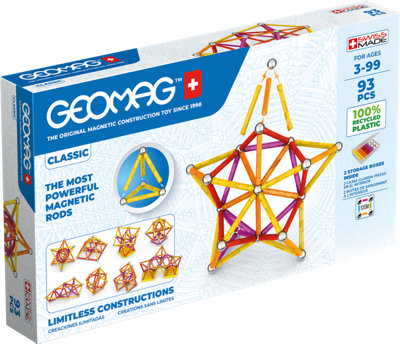 Geomag Classic 93 Magnetic Shapes - 93 Pieces