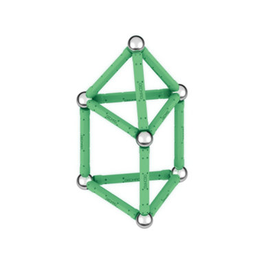 Geomag Glow Recycled Plastic Magnetic Shapes - 25 Pieces