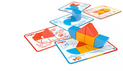 Geomag Magicube Blocks and Cards - 16 Magnetic Pieces