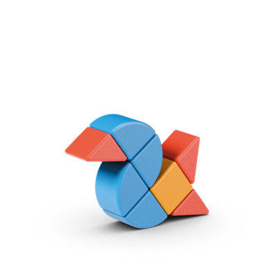 Geomag Magicube Blocks and Cards - 16 Magnetic Pieces