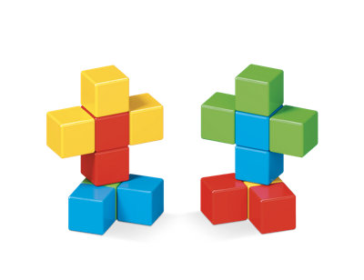 Geomag - Magicube Green Line 16 Cubes