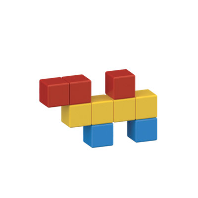 Geomag Magicube Magnetic Shapes Maths Builder - 61 Pieces