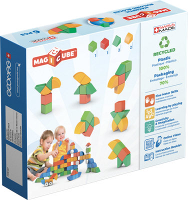 Geomag Magicube Magnetic Shapes Starter Set - 6 Pieces